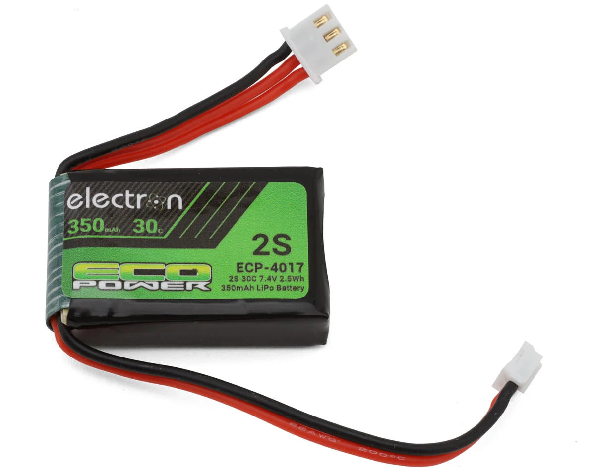 EcoPower "Electron" 2S 30C LiPo Battery w/PH2.0 Connector (7.4V/350mAh| HackFab Hobbies