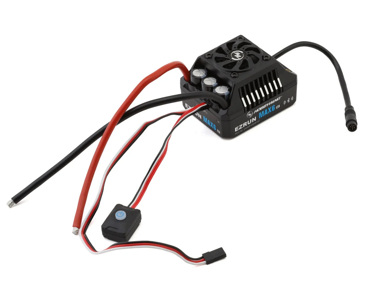 Hobbywing EZRun MAX6 G2 1/6 Waterproof Sensored Brushless ESC| HackFab Hobbies