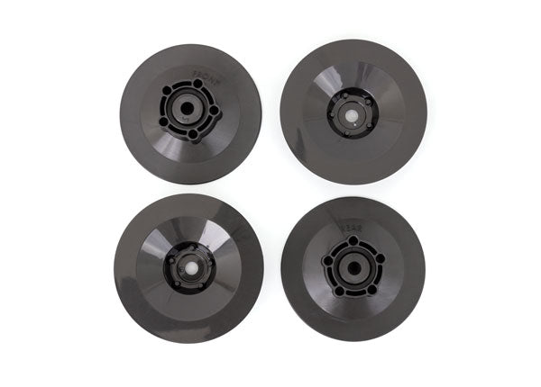 Traxxas Slash Modified Mud Plug Wheel discs (Gray) (4)| HackFab Hobbies