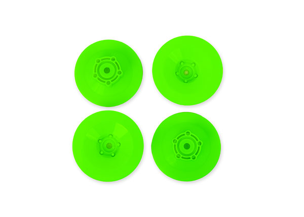 Traxxas Slash Modified Mud Plug Wheel discs (Green) (4)| HackFab Hobbies