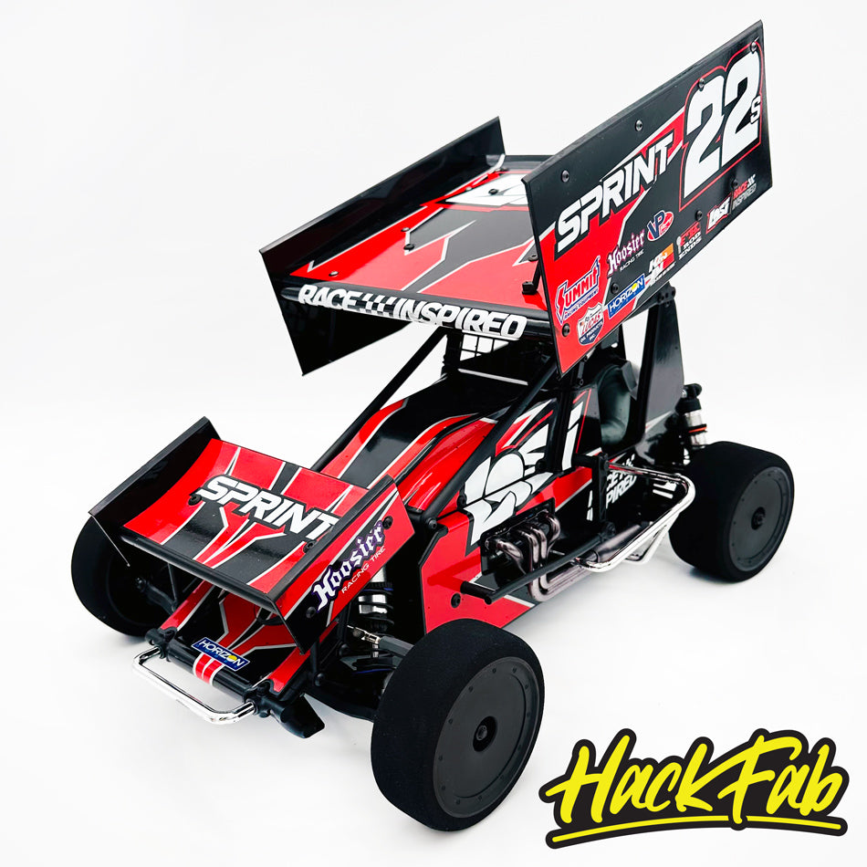 HackFab Foam 2.2" Front Tires for Losi 22S Sprint or 2WD Buggy (Black ...