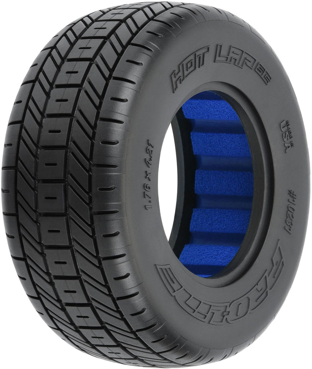 Proline 1/10 Hot Lap MC F/R 2.2"/3.0" Dirt Oval Short Course Tires (2 ...