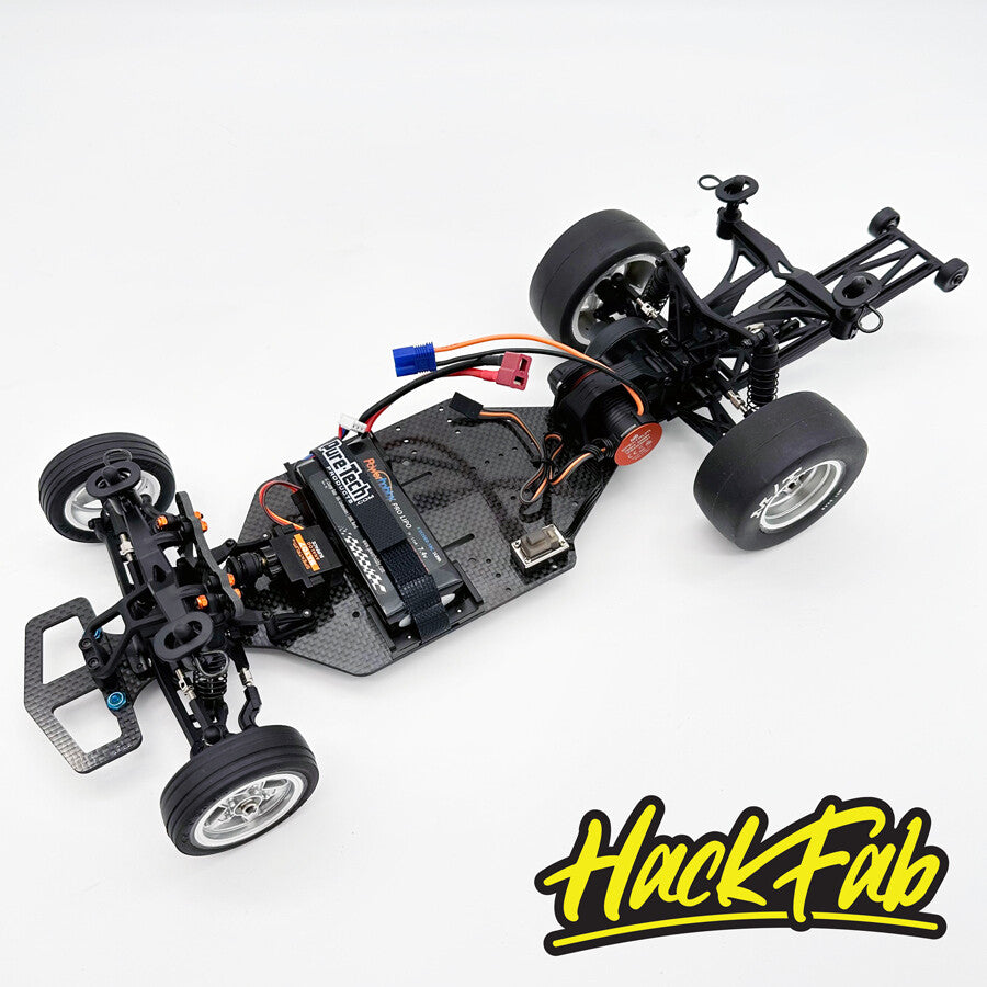 HackFab Mini Drag 225/239 Carbon Chassis Conversion For Losi Mini Drag ...