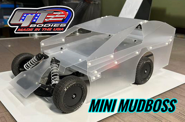 GT Bodies Mini Mudboss Body (For Traxxas Bandit)| HackFab Hobbies