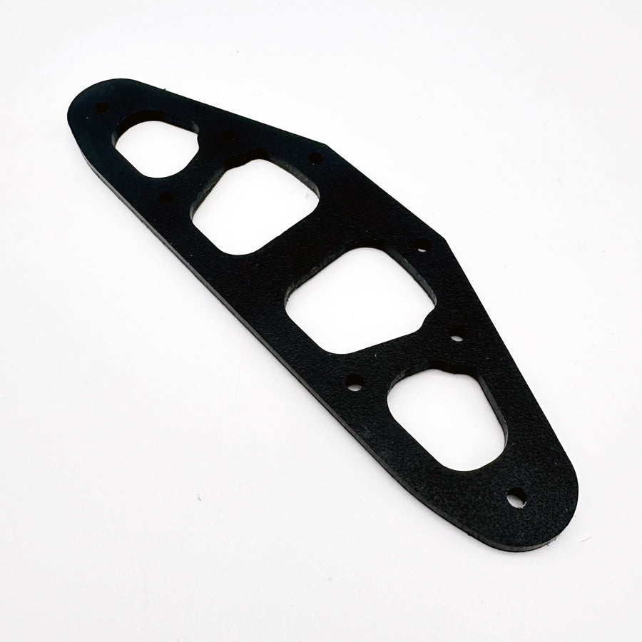 HackFab Late Model Front Bumper (Carbon Kydex) for Losi Mini Oval Conv ...