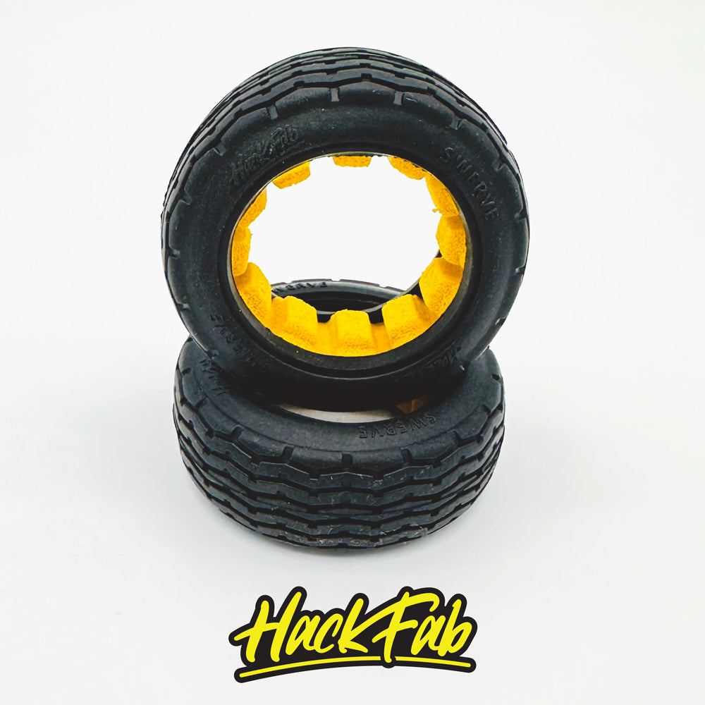 HackFab Swerve Front Mini Oval Tires fits Losi Mini (Soft) with closed ...