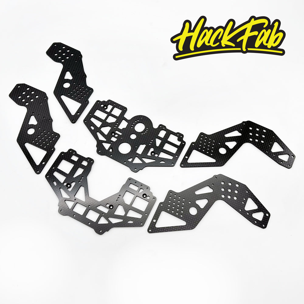 HackFab Carbon Chassis Plates for Losi LMT King Sling / Bog Hog (stock ...