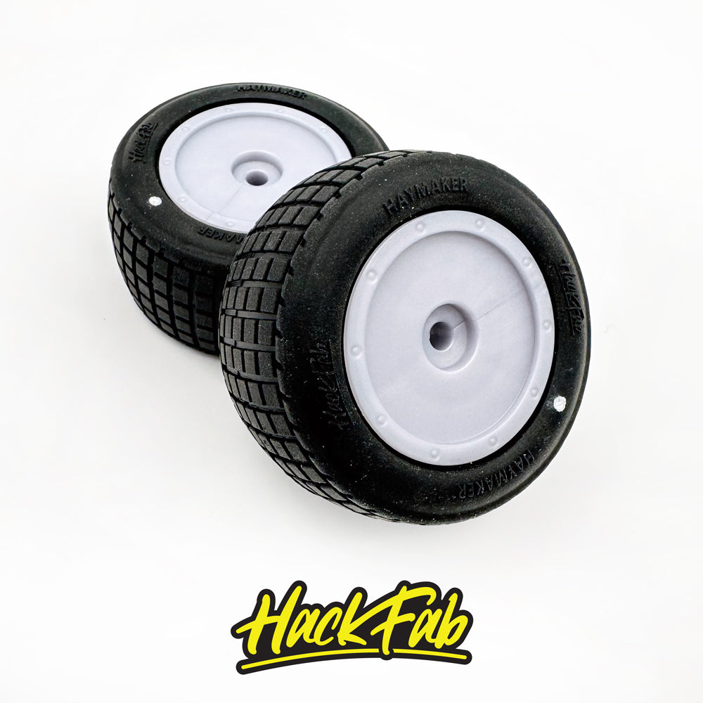 HackFab Slipstream Mini Wheel fits Losi Mini-T/B Rear (Silver) (2 ...