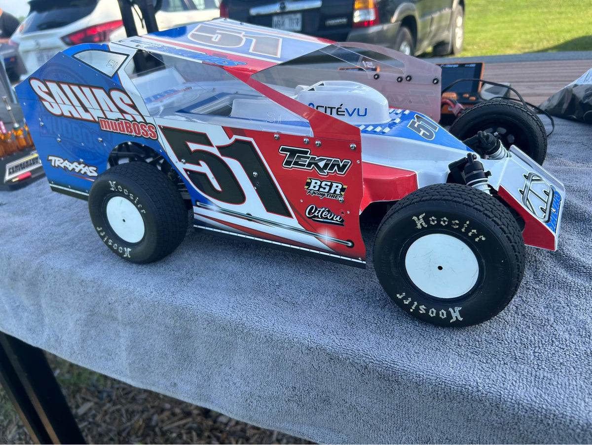 Salvas 2025 Mud Boss PreCut Dirt Modified Body| HackFab Hobbies