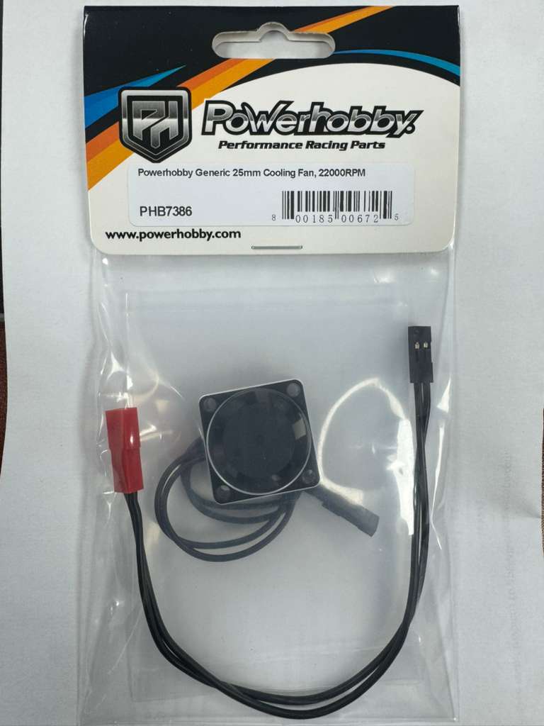 Powerhobby 25MM Aluminum High Speed Cooling Fan FOR Arrma Grom / Nasca ...