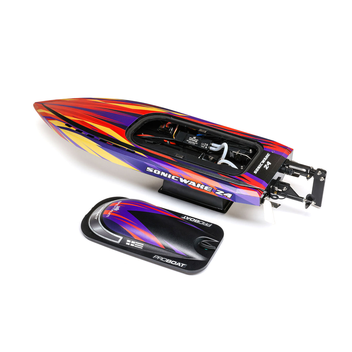 Pro Boat Sonicwake 24" Self-Righting Brushless Deep-V RTR (Battery & C ...
