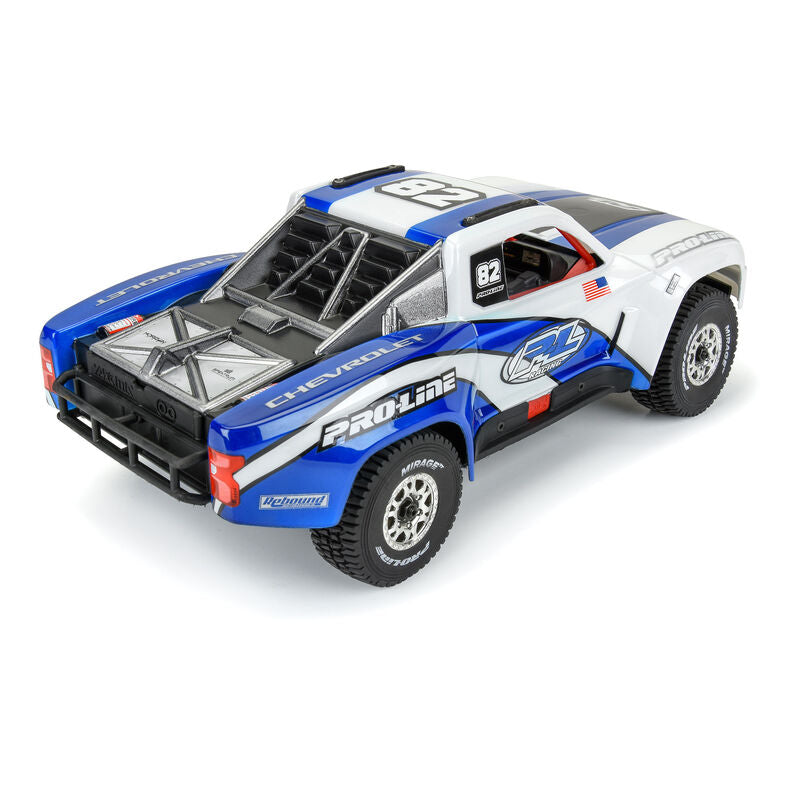Pro-Line 1/16 Pre-Cut 2019 Chevy Silverado Trophy Truck Clear Body: GR ...