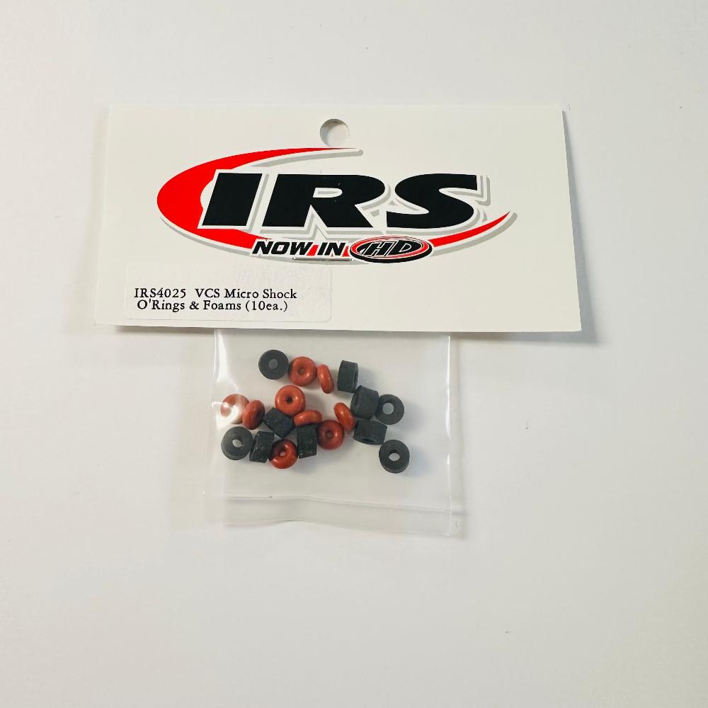 IRS VCS Micro Shock Foams and O-Rings (10 pcs. ea.)| HackFab Hobbies
