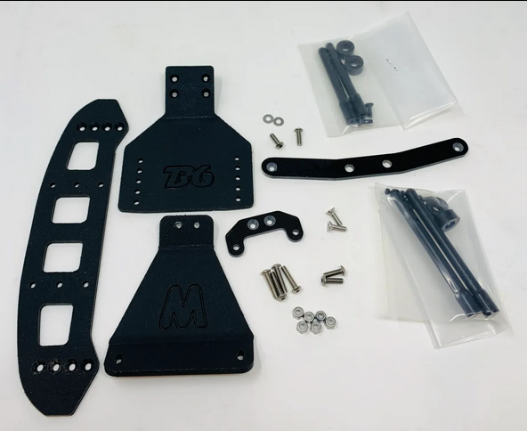 McAllister Associated 6 Series Street Stock Body Mounts| HackFab Hobbies