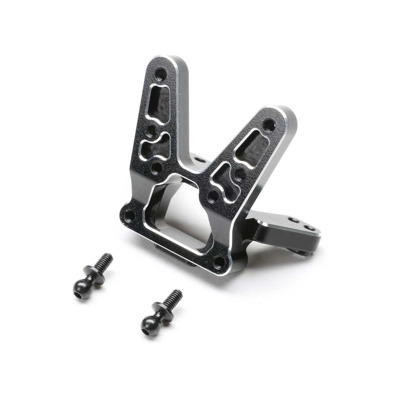 TLR Rear Bulkhead, Aluminum, Black: 22S Sprint| HackFab Hobbies