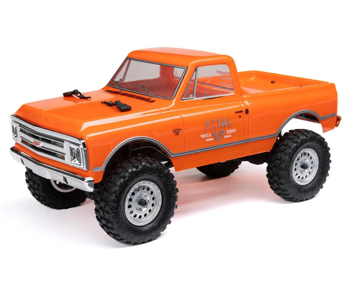 Axial SCX24 1967 Chevrolet C10 1/24 4WD RTR Scale Mini Crawler (Orange ...