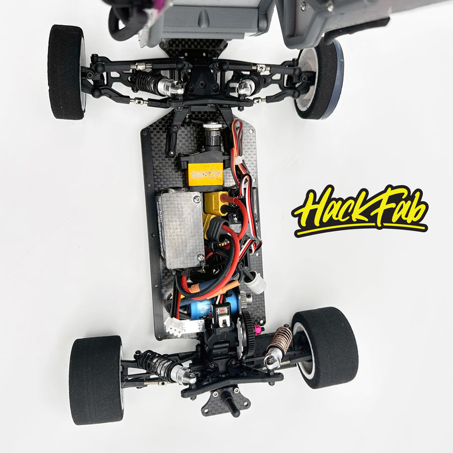 HackFab Mini-B Carbon Fiber Sprint Car Chassis Conversion| HackFab Hobbies