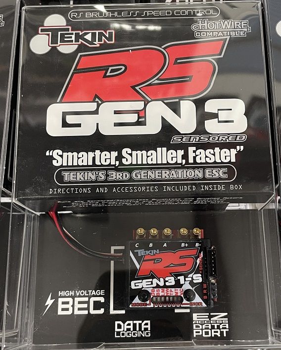 Tekin RS Gen 3 1s 1/10 Sensored ESC (1162)| HackFab Hobbies