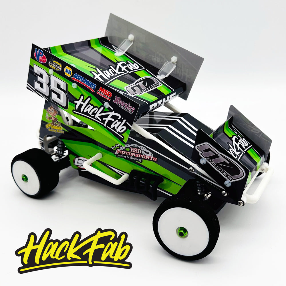 HackFab Bolt-on Sprint Car Cage for Losi Mini-B| HackFab Hobbies