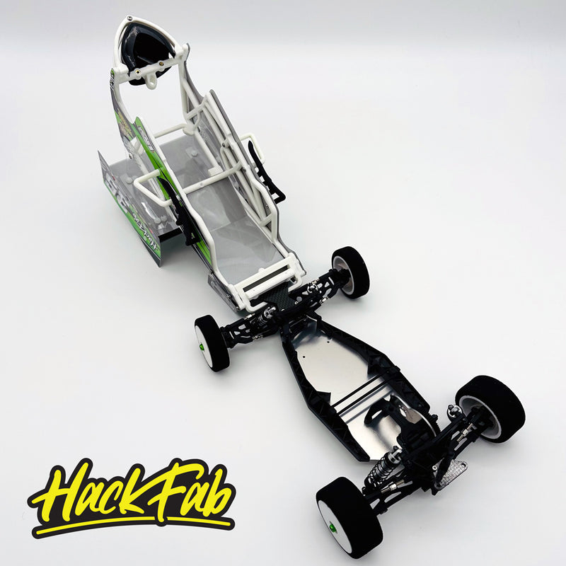 HackFab Bolt-on Sprint Car Cage for Losi Mini-B| HackFab Hobbies