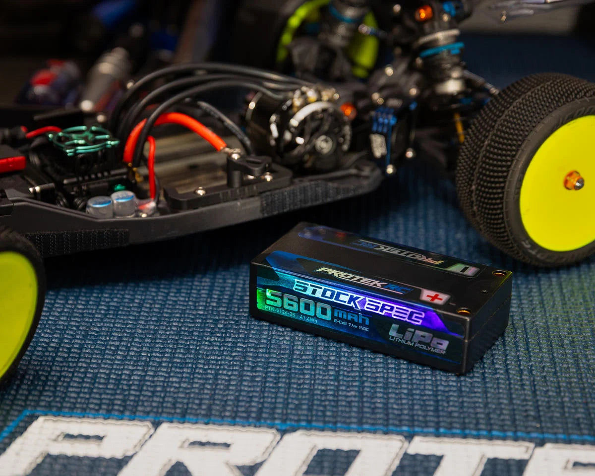 ProTek RC 2S 150C Low IR Si-Graphene "Stock Spec" Shorty LiPo Battery ...