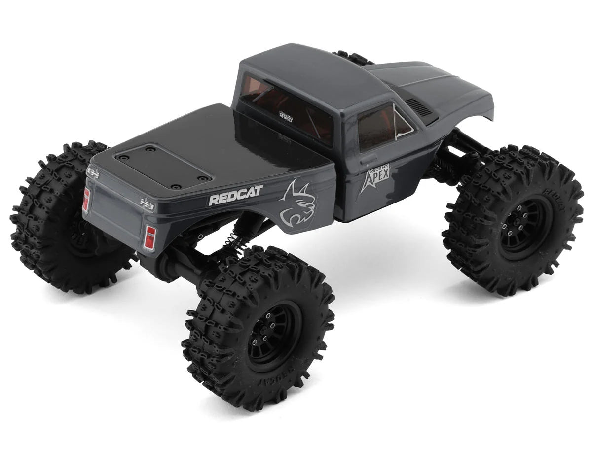 Redcat Ascent-18 Apex 1/18 4WD RTR Brushless Rock Crawler (Dark Metall ...