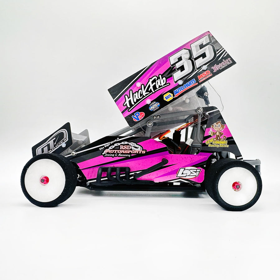 HackFab Mini-B Carbon Fiber Sprint Car Chassis Conversion| HackFab Hobbies