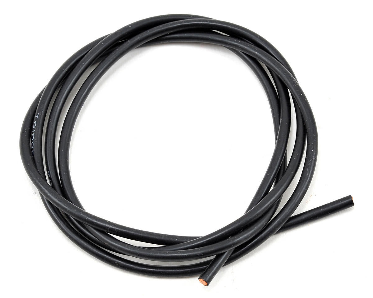 TQ Wire 1000 Silicone Wire (Black) (3') (14AWG)| HackFab Hobbies