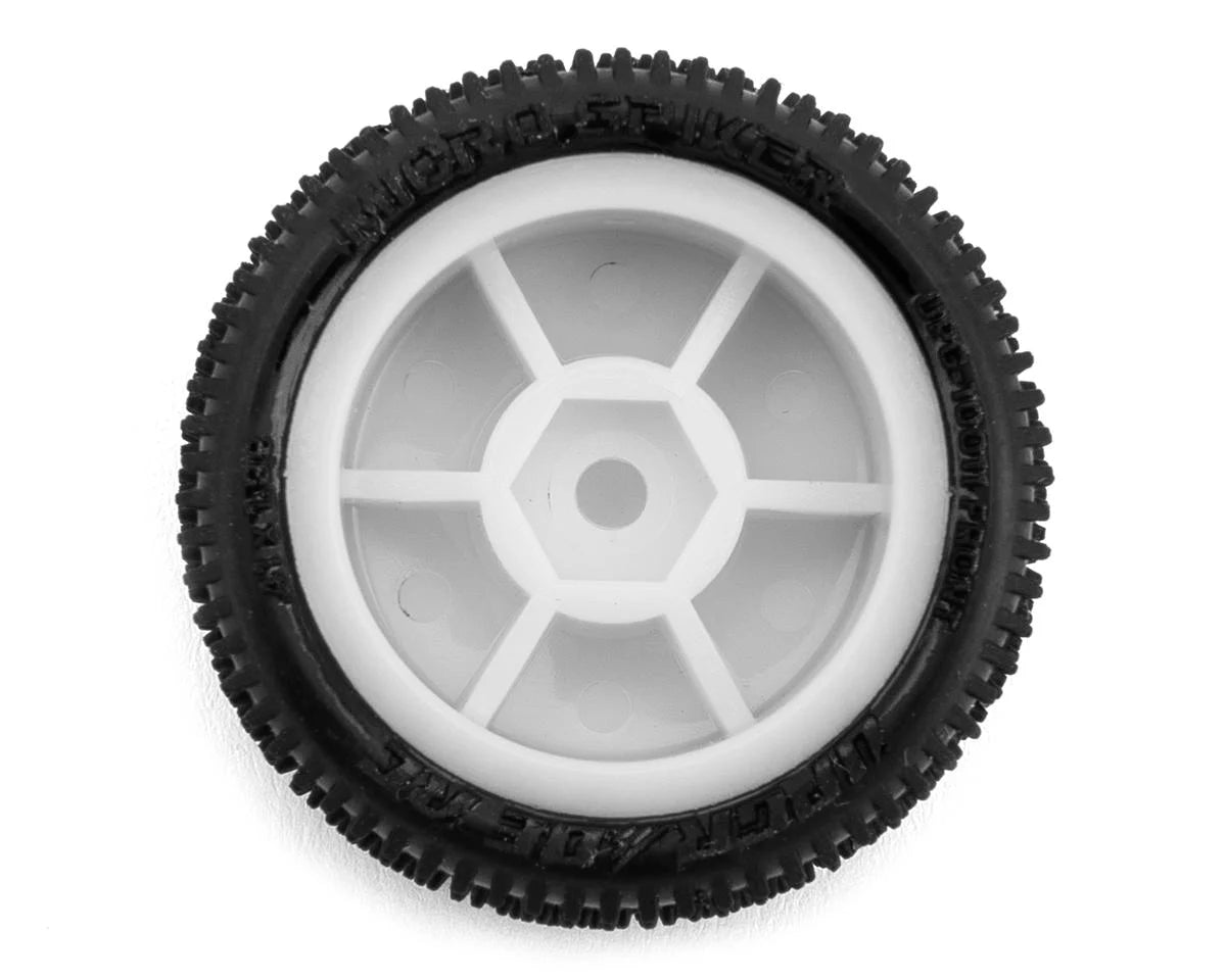 UpGrade RC Micro Spiker Pre-Mounted Front and Rear Carpet Tires for Lo ...