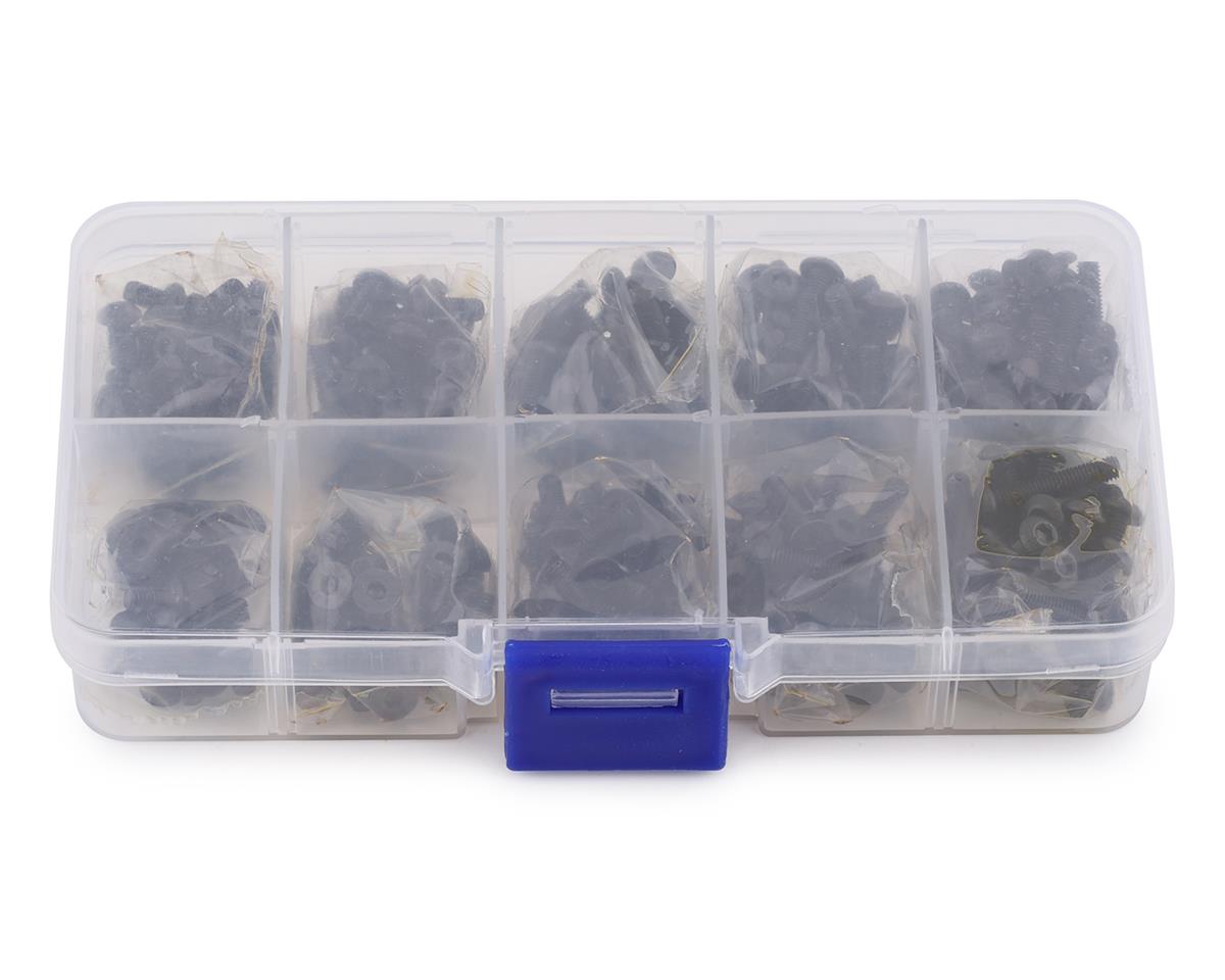 Yeah Racing 3mm Carbon Steel Screw Set w/Case (300) (Flat Head/Button ...