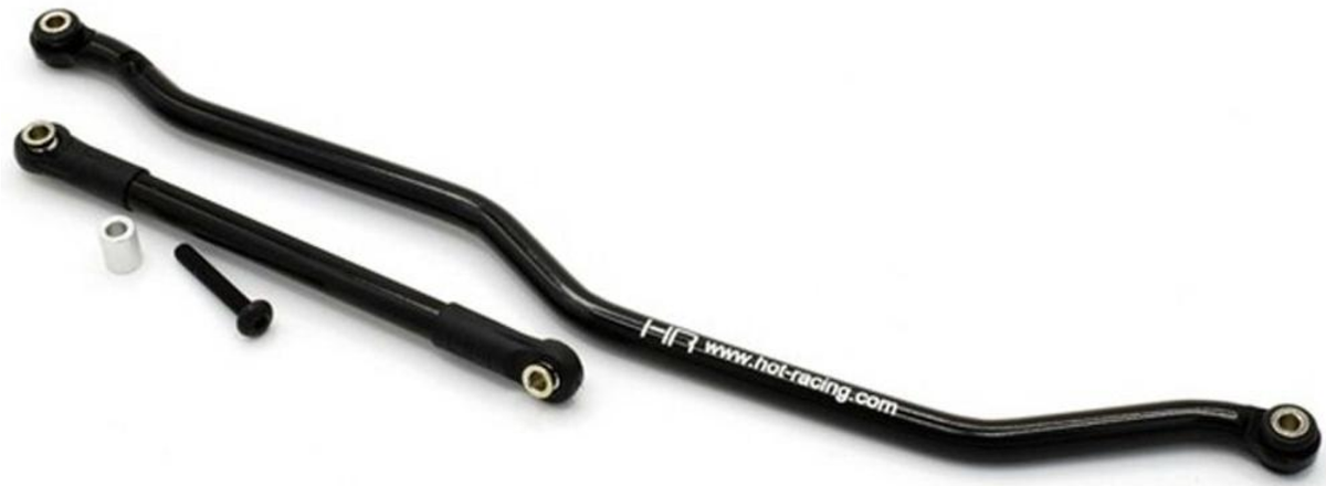 Hot Racing Black Aluminum Steering Rod Wraith Ridgecrest Deadbolt ...