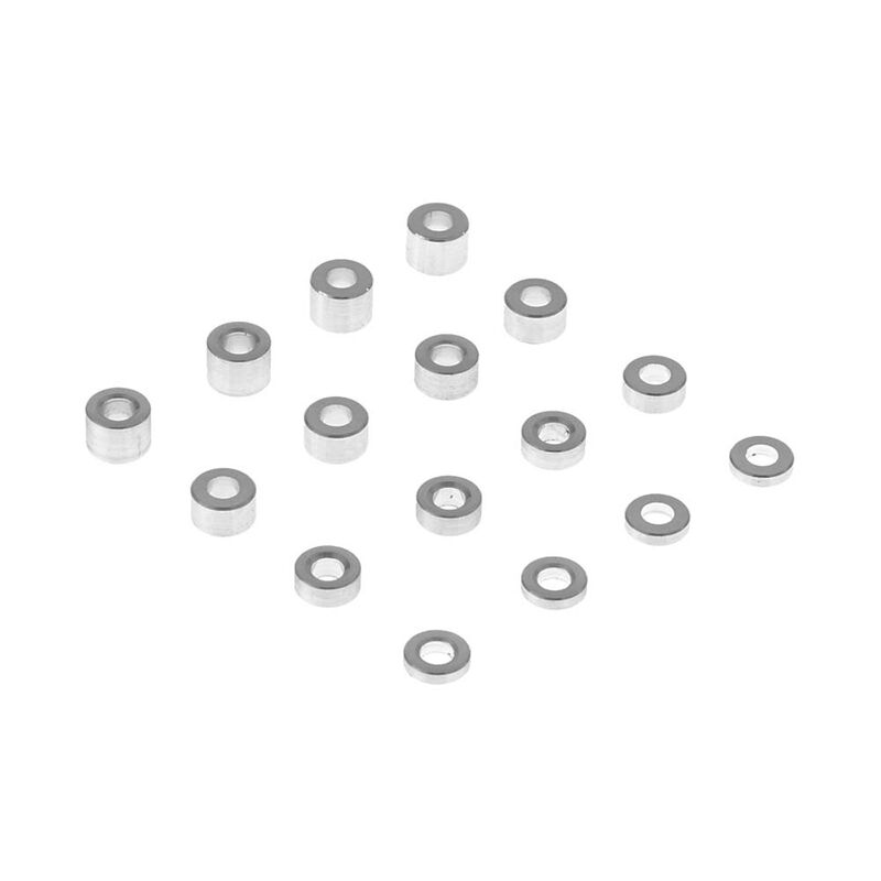 Hot Racing M3 1.5-4.5mm Aluminum Standoff Spacer Set (16)| HackFab Hobbies