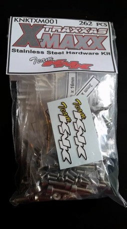 KNK Traxxas X-Maxx Stainless Hardware Kit| HackFab Hobbies