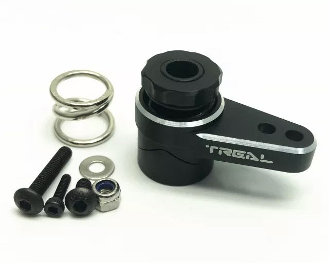 Treal Aluminum 7075 Servo Saver Set 25T for LMT Monster (Black ...