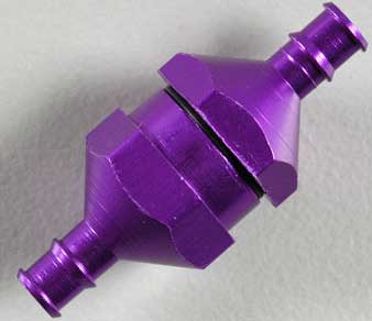 Dubro 2308 Standard In-Line Fuel Filter Purple| HackFab Hobbies