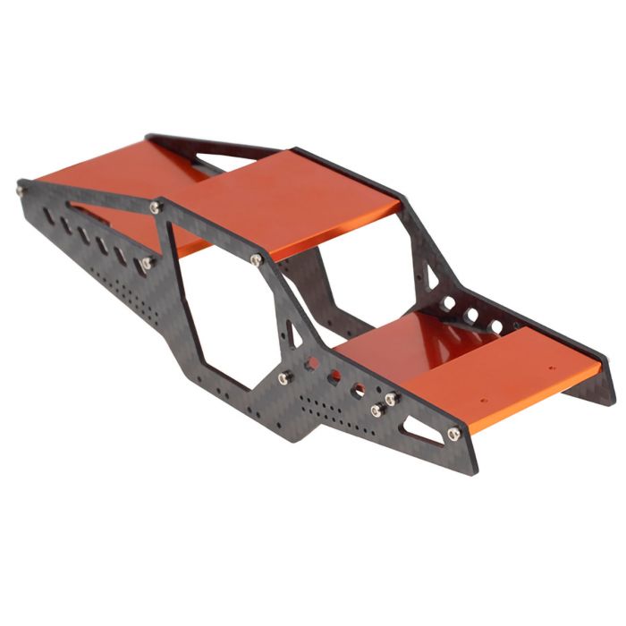 Powerhobby SCX24 Carbon Fiber Aluminum Rock Racer Conversion Chassis K ...